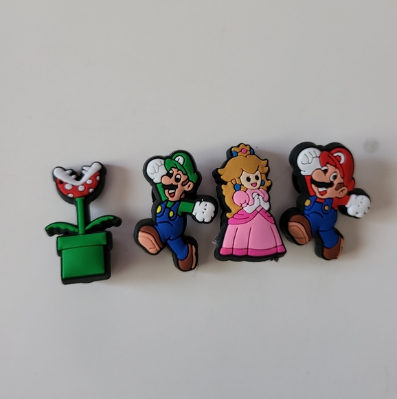 Accessories | Super Mario Brothers 4p Jibbitz Bundle | Poshmark